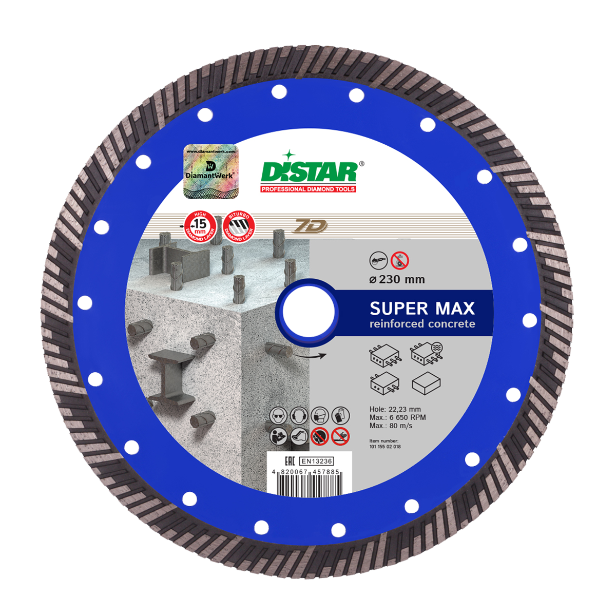DISTAR Diamond Cutting Blade 7D TURBO SUPER MAX Ø232